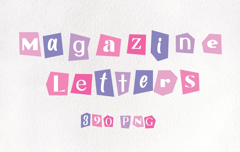 Digital Magazine Letters - PNG Transparent, Alphabet Symbols Clip Art ...