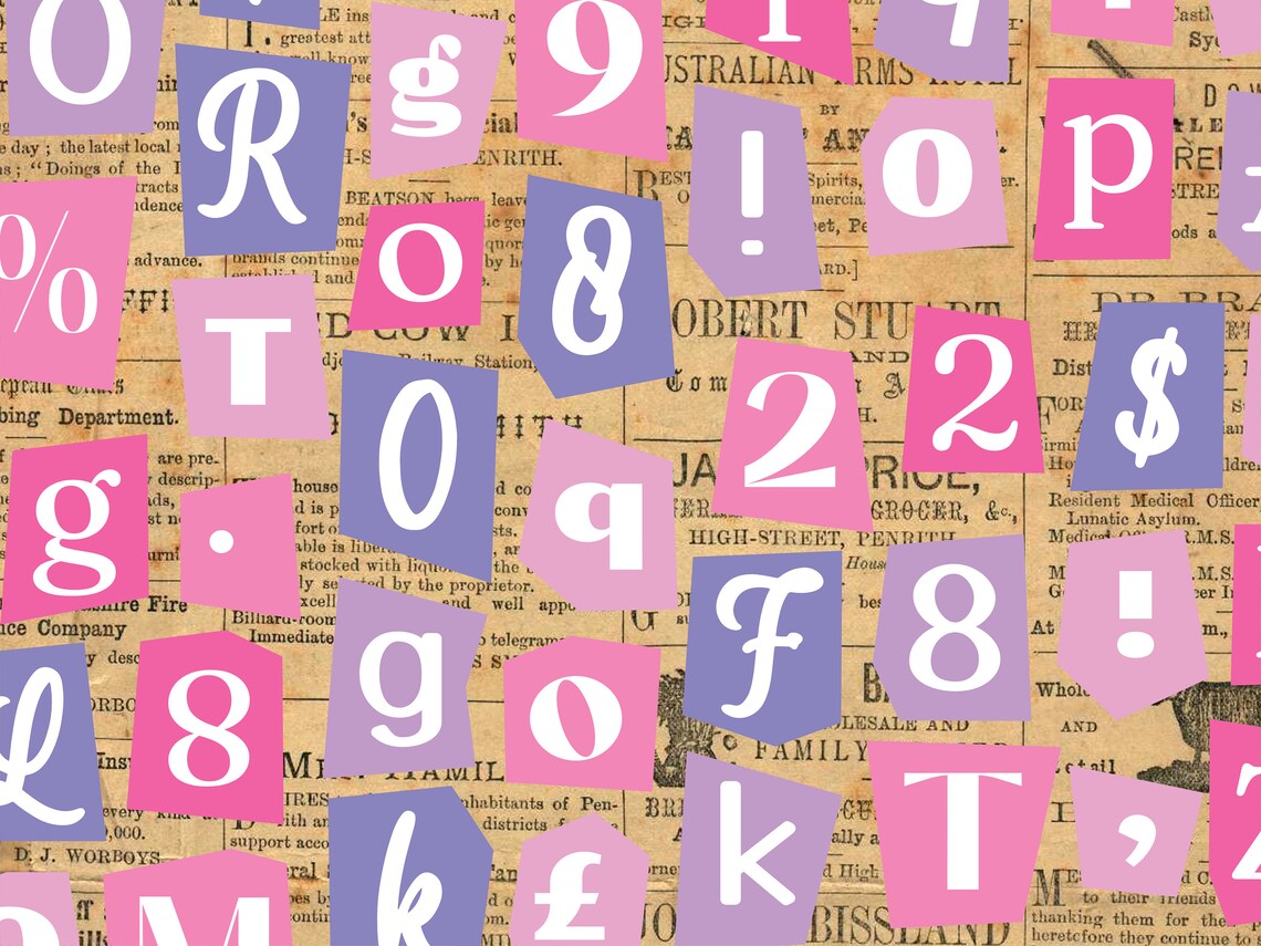 Digital Magazine Letters - PNG Transparent, Alphabet Symbols Clip Art ...