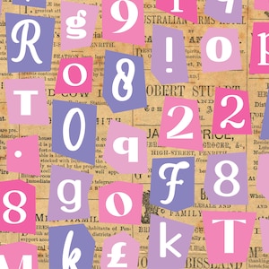 Digital Magazine Letters - PNG Transparent, Alphabet Symbols Clip Art ...