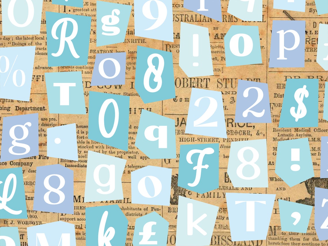 Digital Magazine Letters PNG Transparent, Alphabet Symbols Clip Art Sky ...