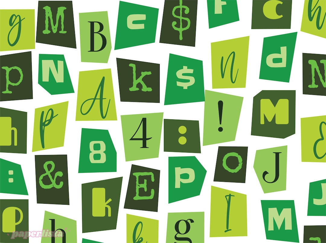 Digital Magazine Letters - PNG Transparent, Alphabet Symbols Clip Art ...