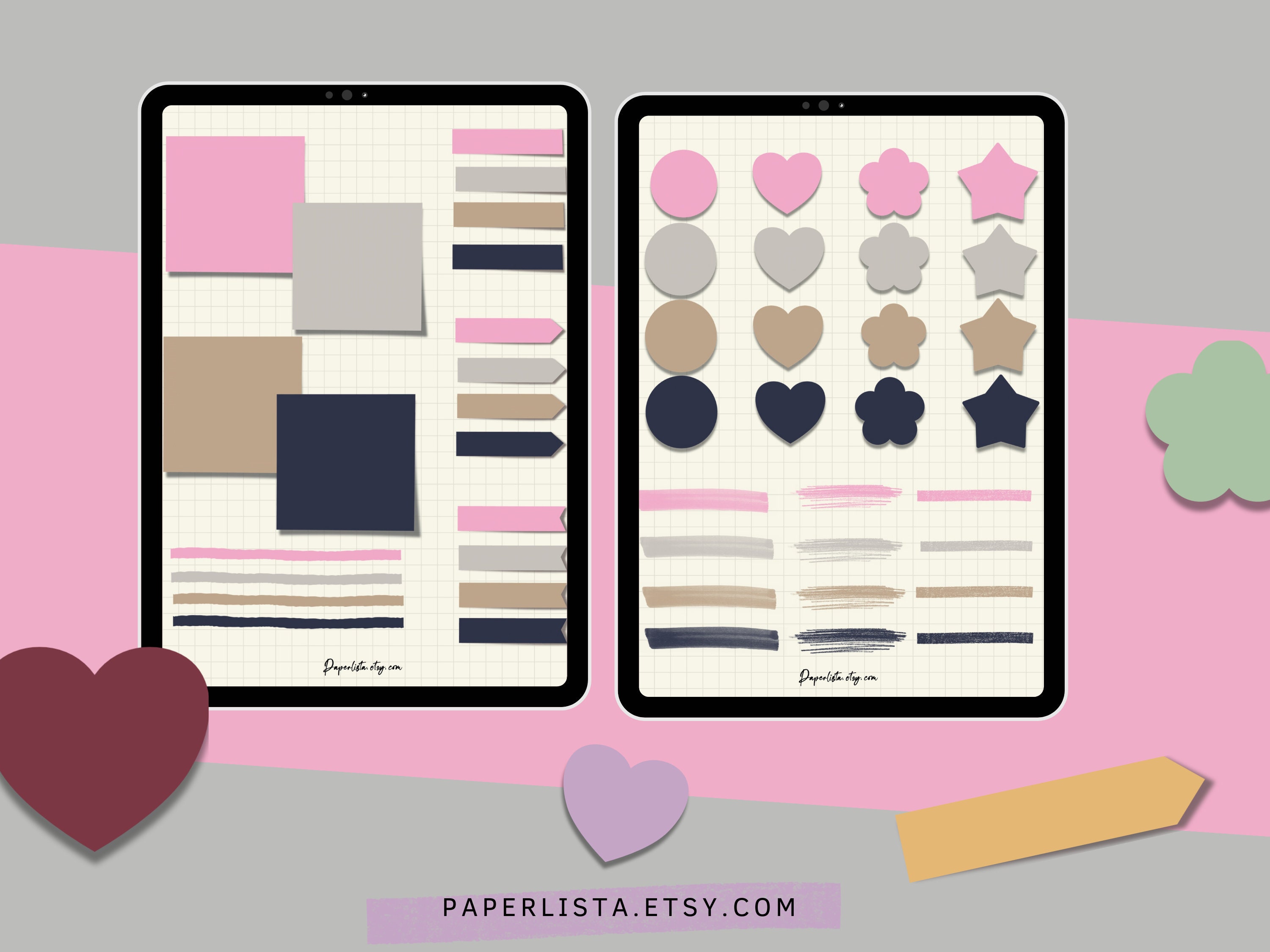 120 Goodnotes Sticky Notes Digital Planner PNG Realistic - Etsy