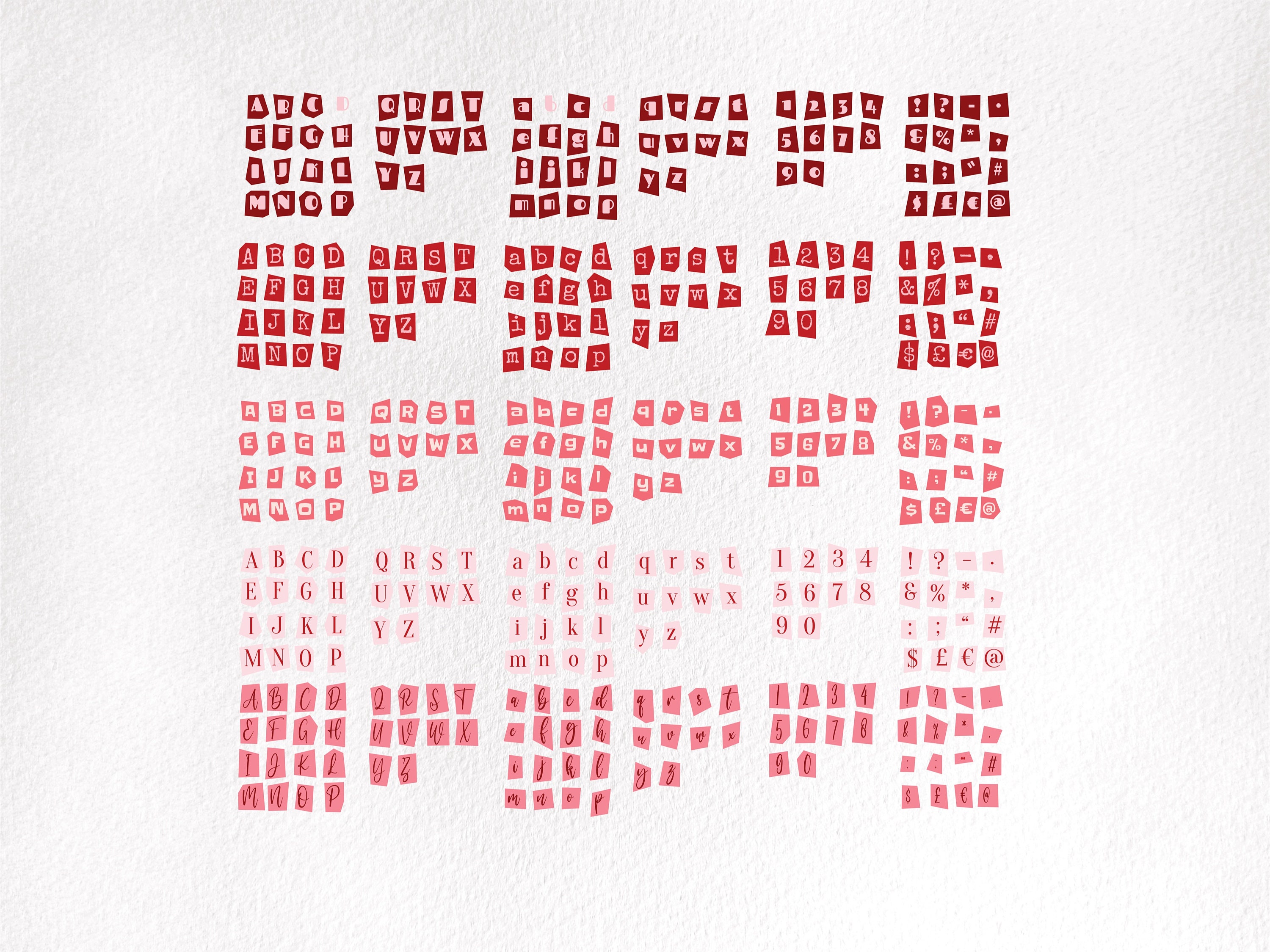 Digital Magazine Letters PNG Transparent, Alphabet Symbols Clip Art ...