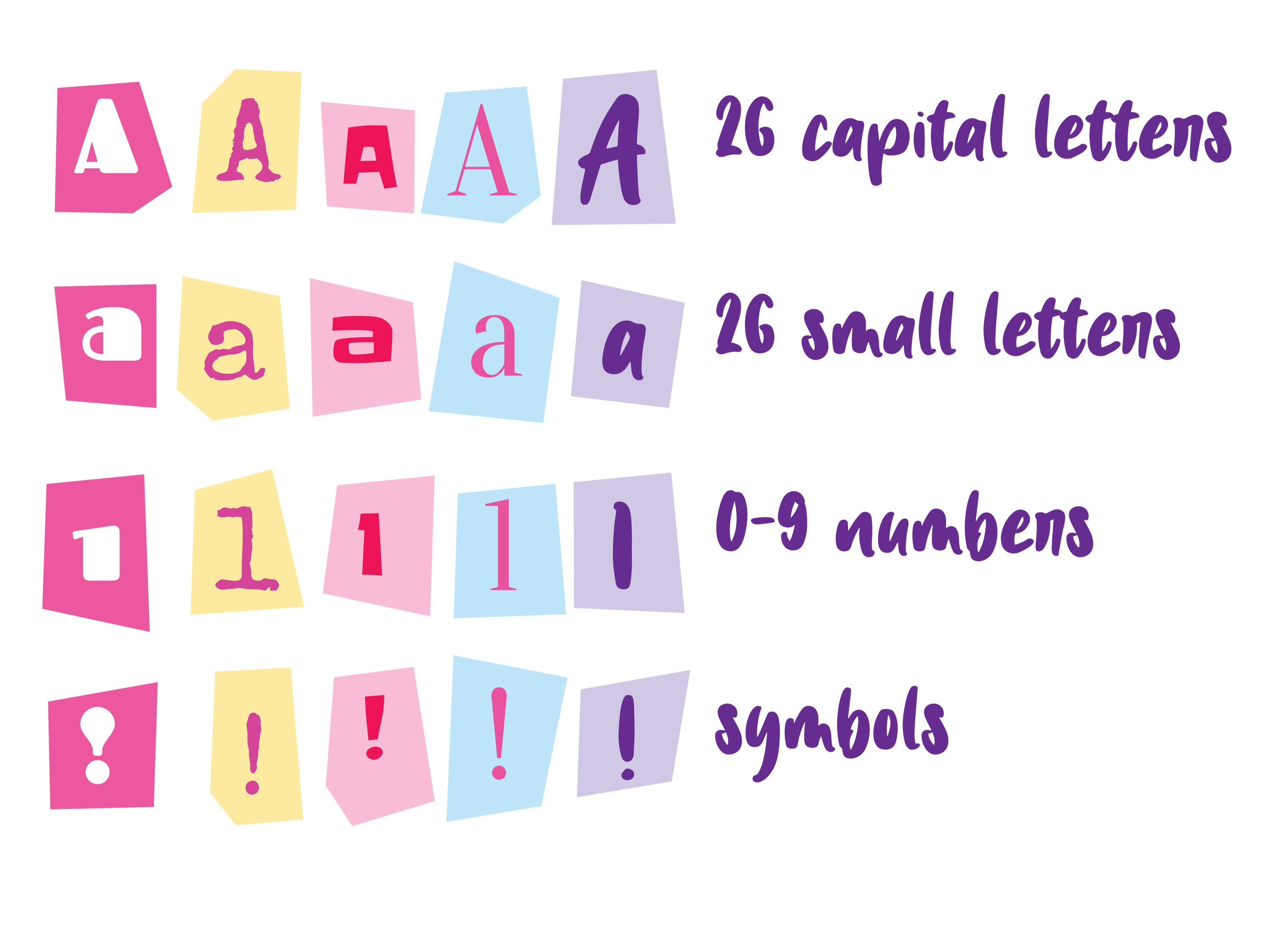 Digital Magazine Letters PNG Transparent, Alphabet Symbols Clip Art ...