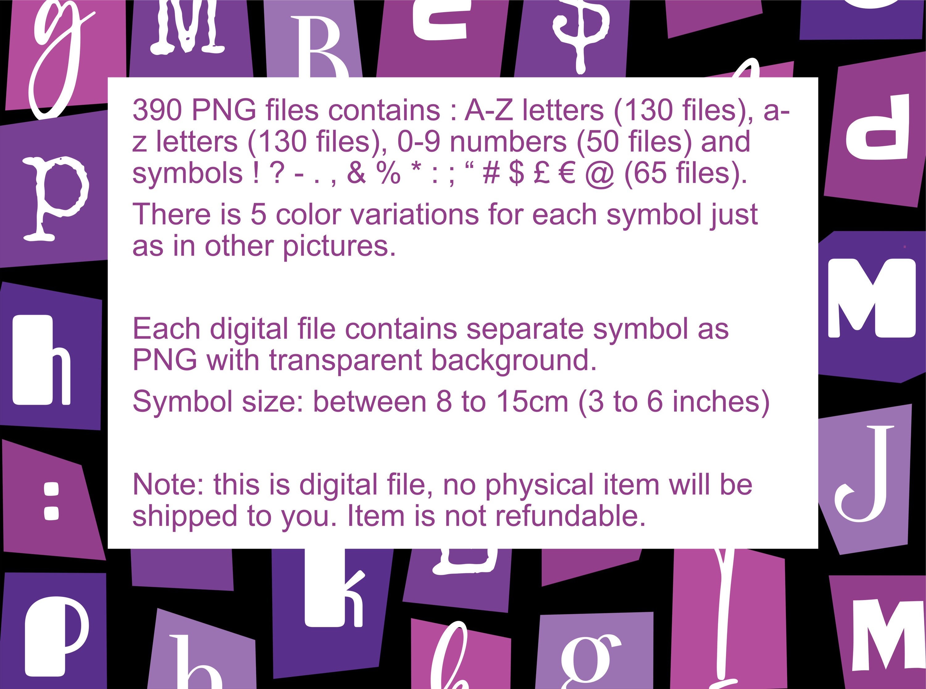 Digital Magazine Letters PNG Transparent, Alphabet Symbols Clip Art ...
