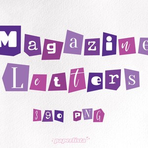 Digital Magazine Letters - PNG Transparent, Alphabet Symbols Clip Art ...