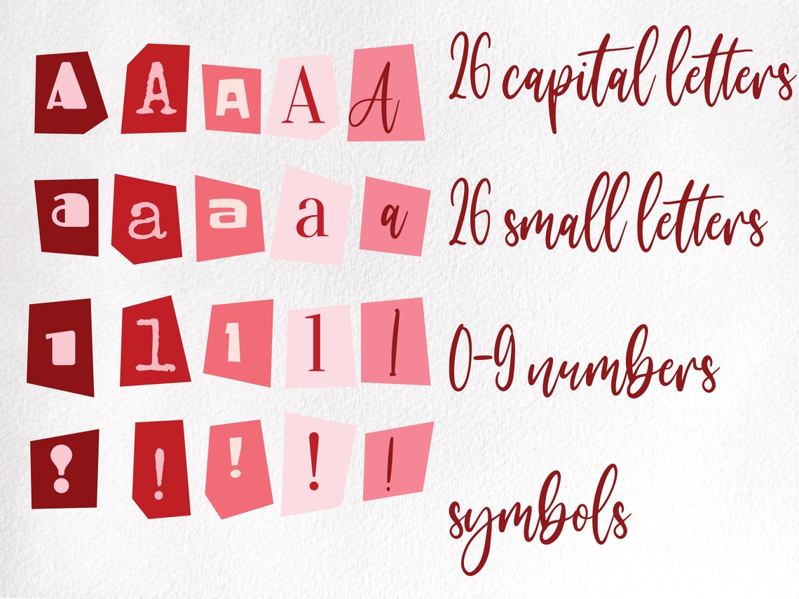 Digital Magazine Letters - PNG Transparent, Alphabet Symbols Clip Art ...