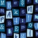 Digital RANSOM NOTE Letters & Numbers - Alphabet Images Ephemera. Junk ...