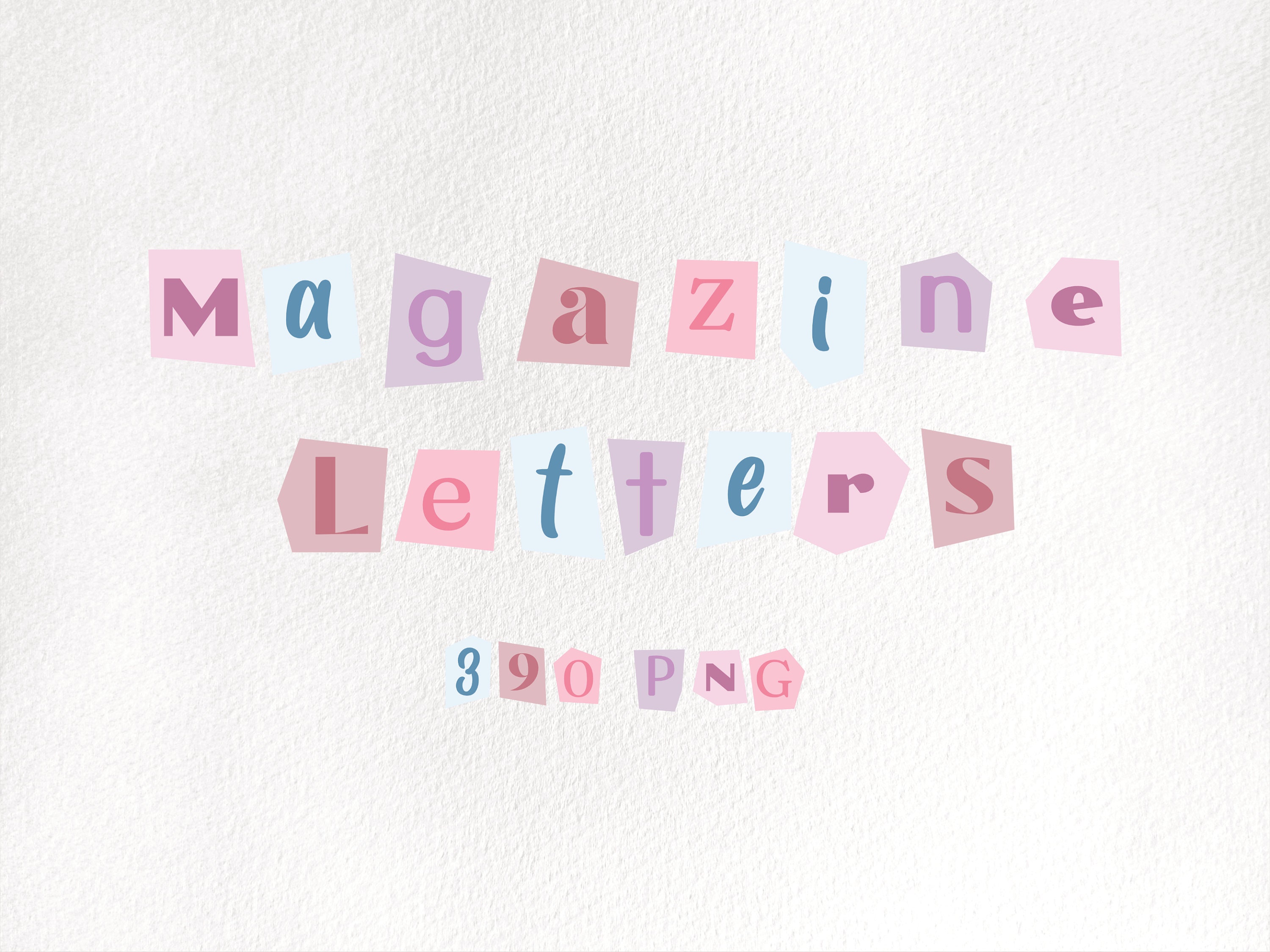 Digital Magazine Letters PNG Transparent, Alphabet Symbols Clip Art ...