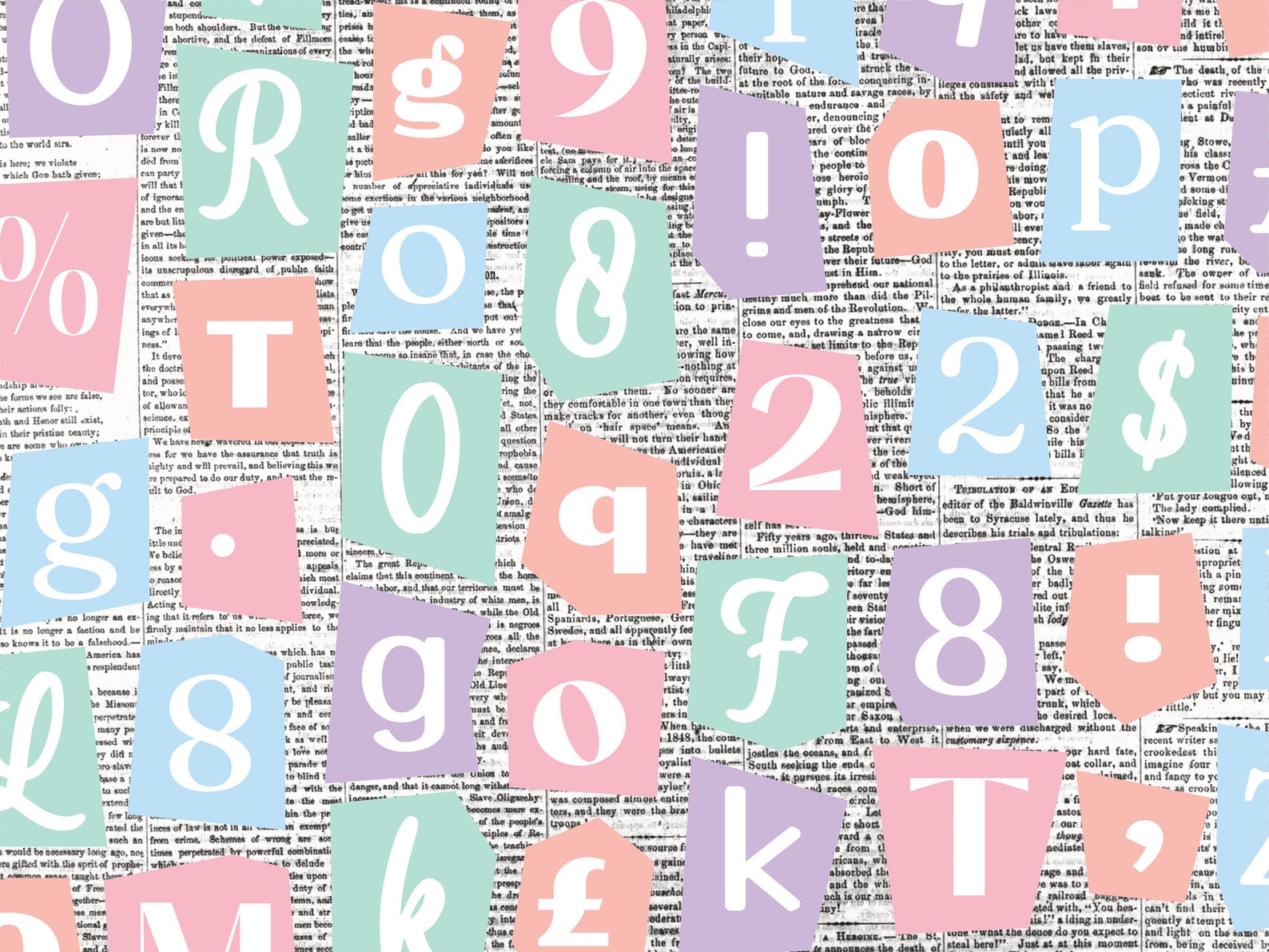 Digital Magazine Letters PNG Transparent, Alphabet Symbols Clip Art ...