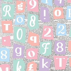 Digital Magazine Letters - PNG Transparent, Alphabet Symbols Clip Art ...