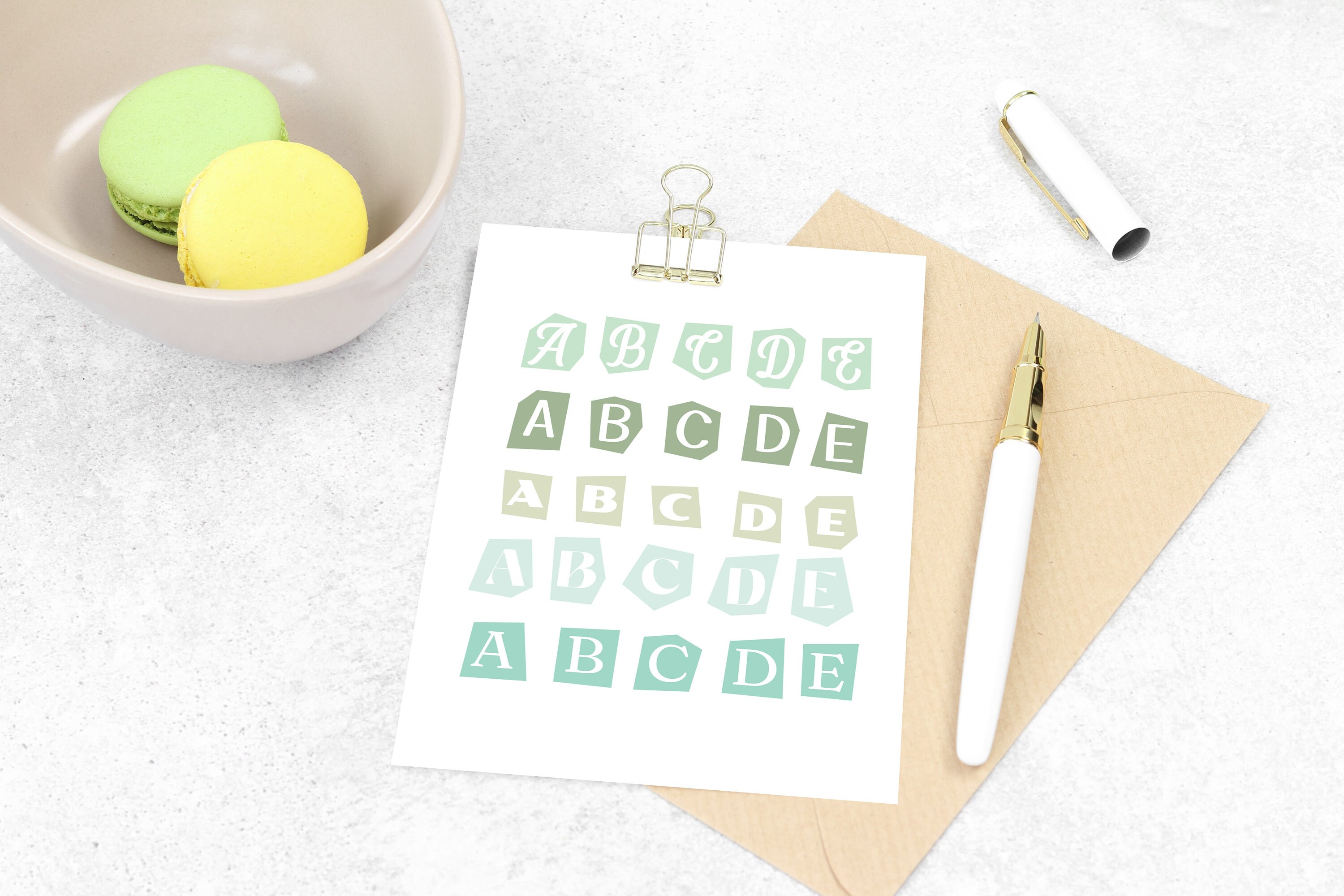 Printable Download PDF Magazine Letters - Alphabet Numbers, Ransom Note ...