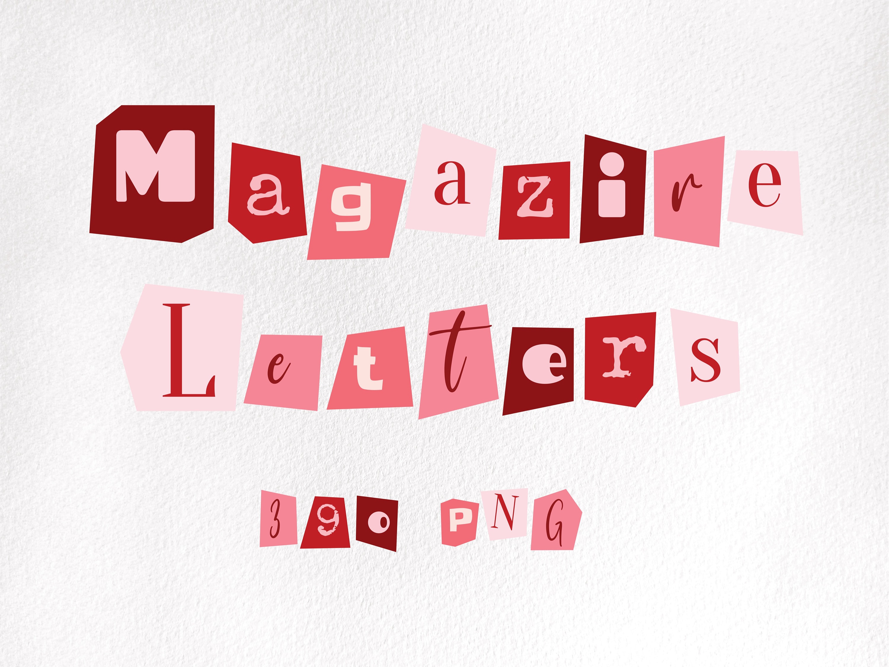 Digital Magazine Letters - PNG Transparent, Alphabet Symbols Clip Art ...