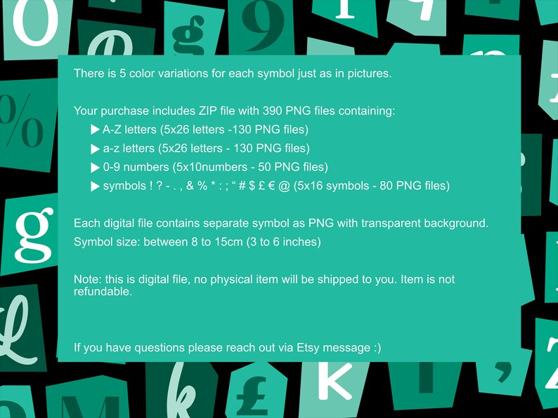 Digital Magazine Letters PNG Transparent, Alphabet Symbols Clip Art ...