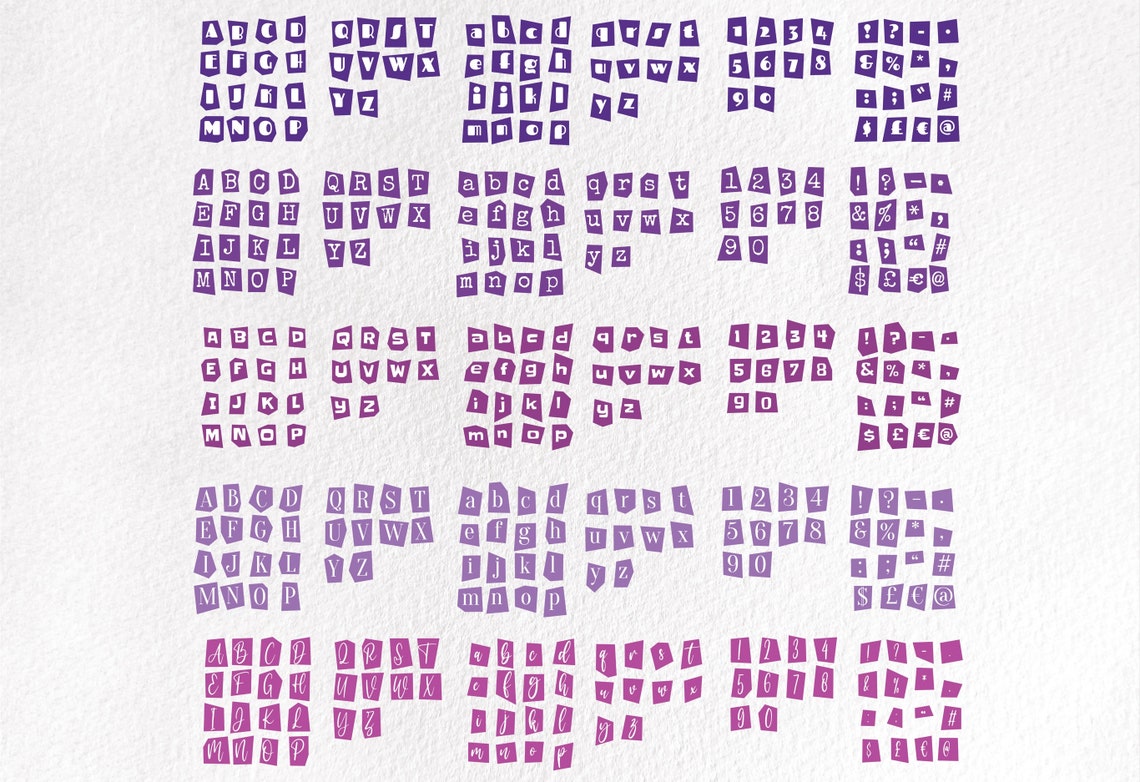 Digital Magazine Letters PNG Transparent, Alphabet Symbols Clip Art ...