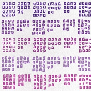 Purple Alphabet PNG – Digital Ransom Note Letters, Numbers (digital ...