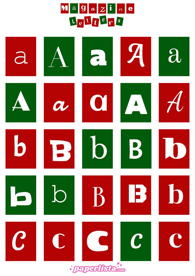 Digital Magazine Letters PNG Transparent Alphabet Number - Etsy