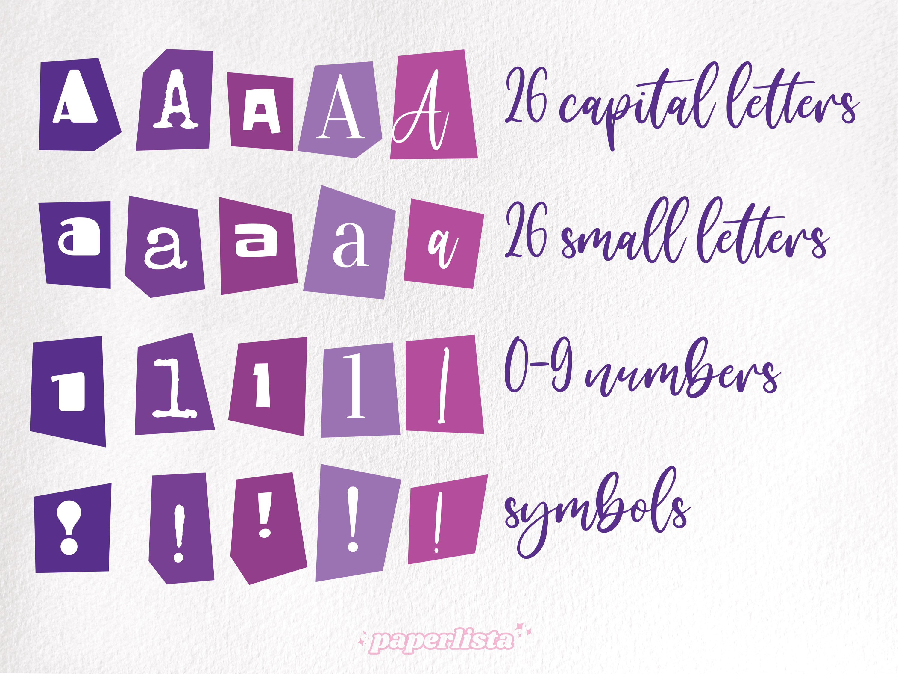 Digital Magazine Letters PNG Transparent, Alphabet Symbols Clip Art ...
