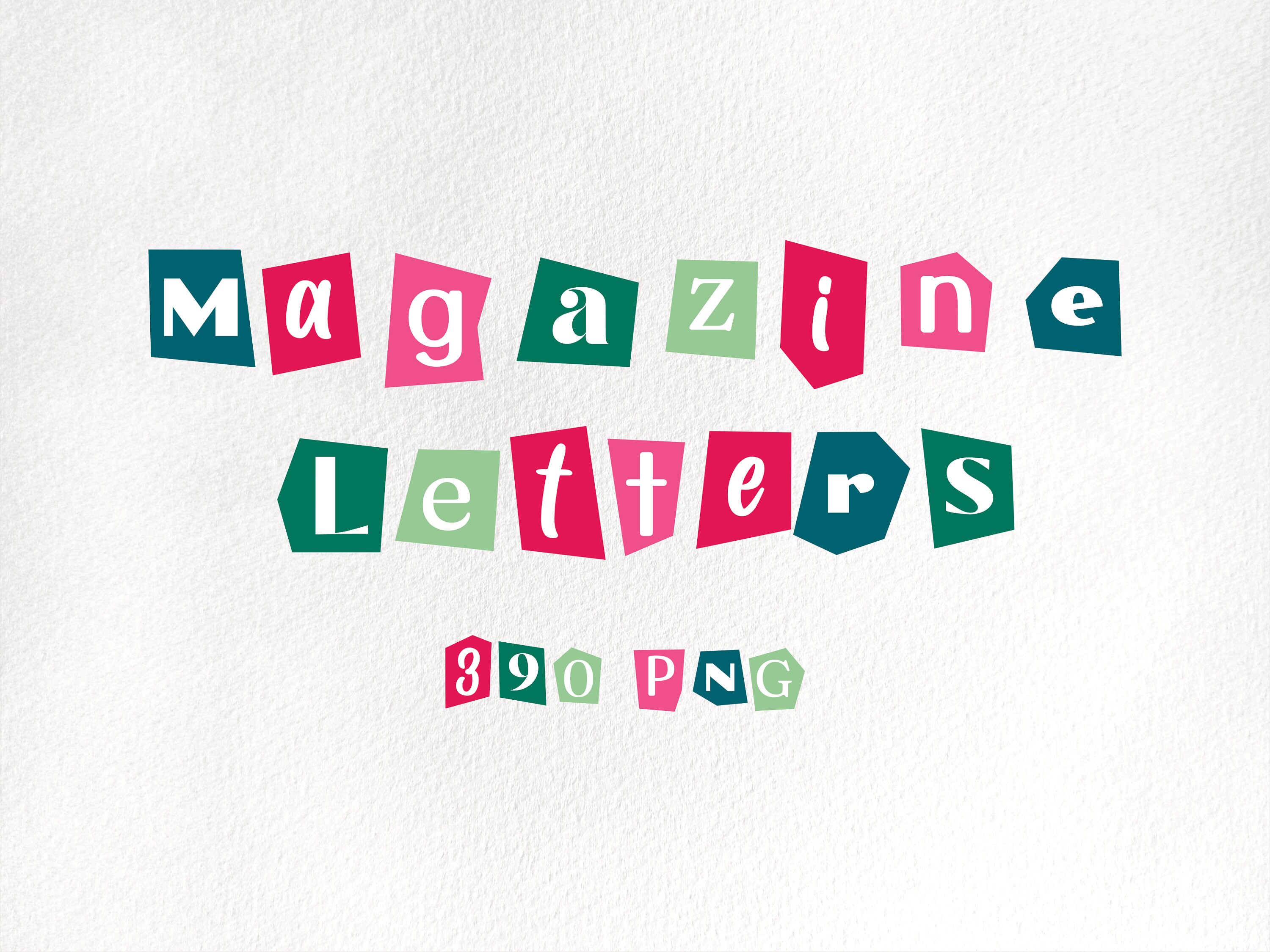 Digital Magazine Letters PNG Transparent, Alphabet Symbols Clip Art ...