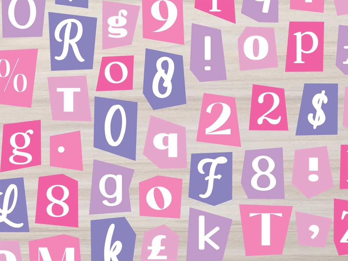 Digital Magazine Letters - PNG Transparent, Alphabet Symbols Clip Art ...