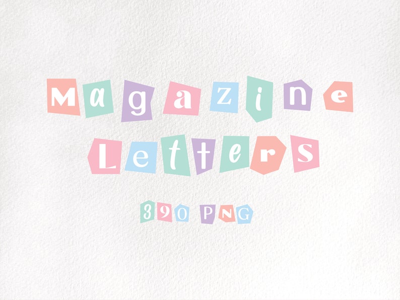 Digital Magazine Letters - PNG Transparent, Alphabet Symbols Clip Art ...