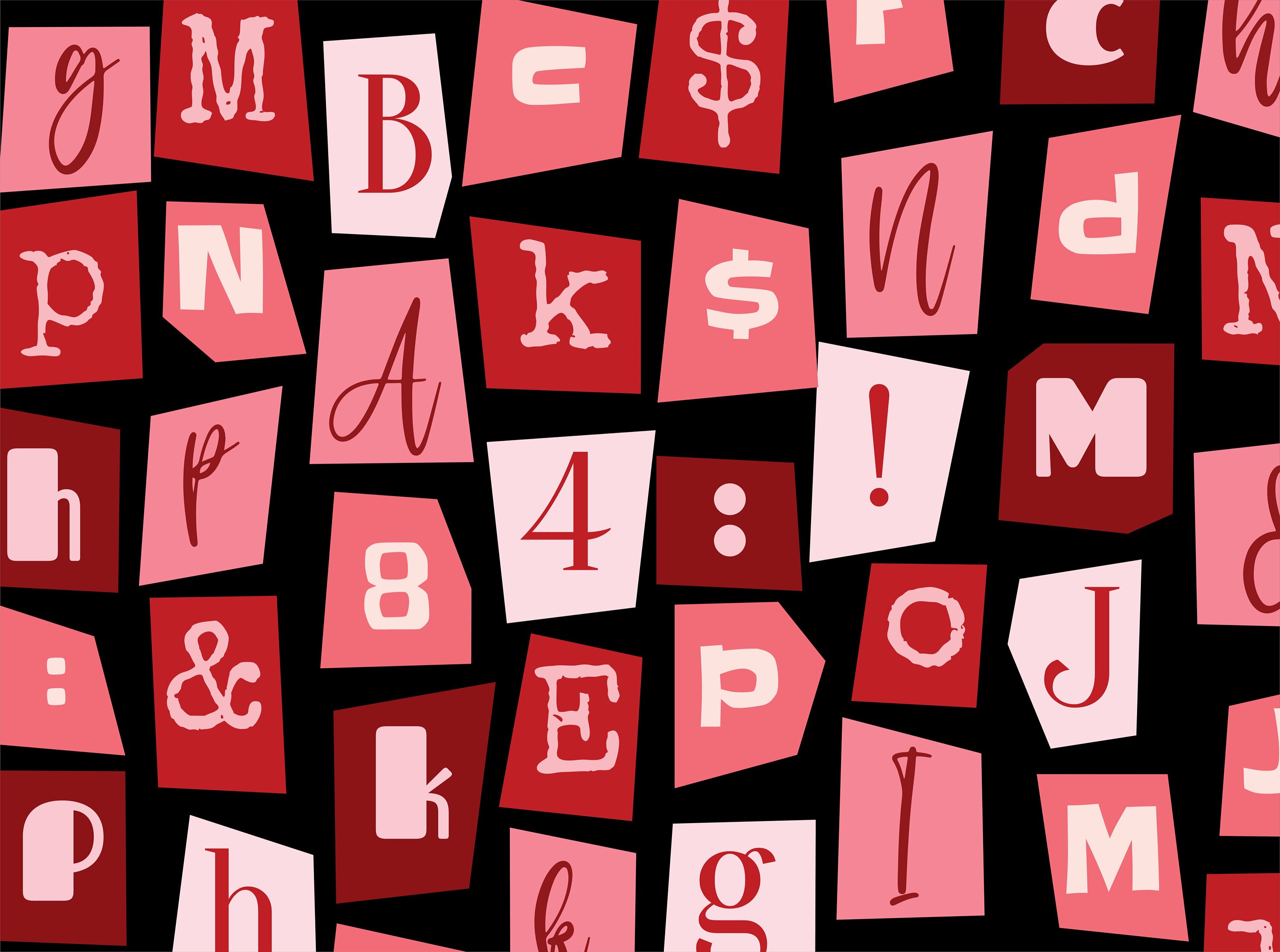 Digital Magazine Letters - PNG Transparent, Alphabet Symbols Clip Art ...