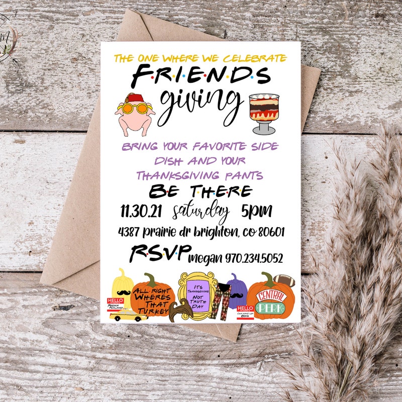 Printable Friendsgiving Banner - Etsy