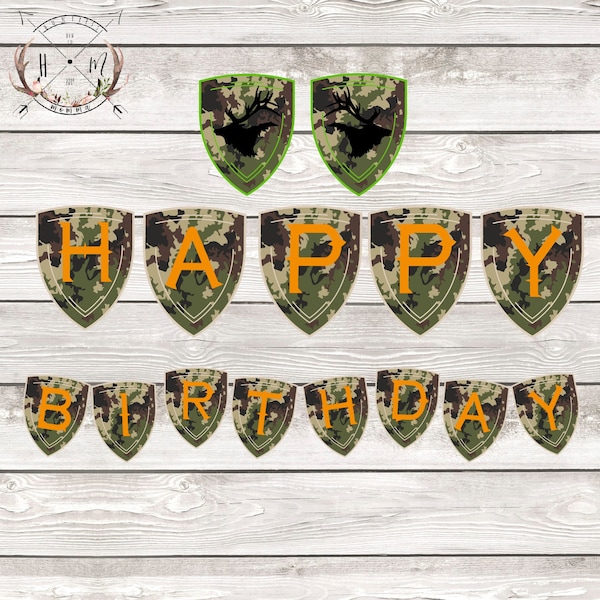 Camo Banner - Etsy