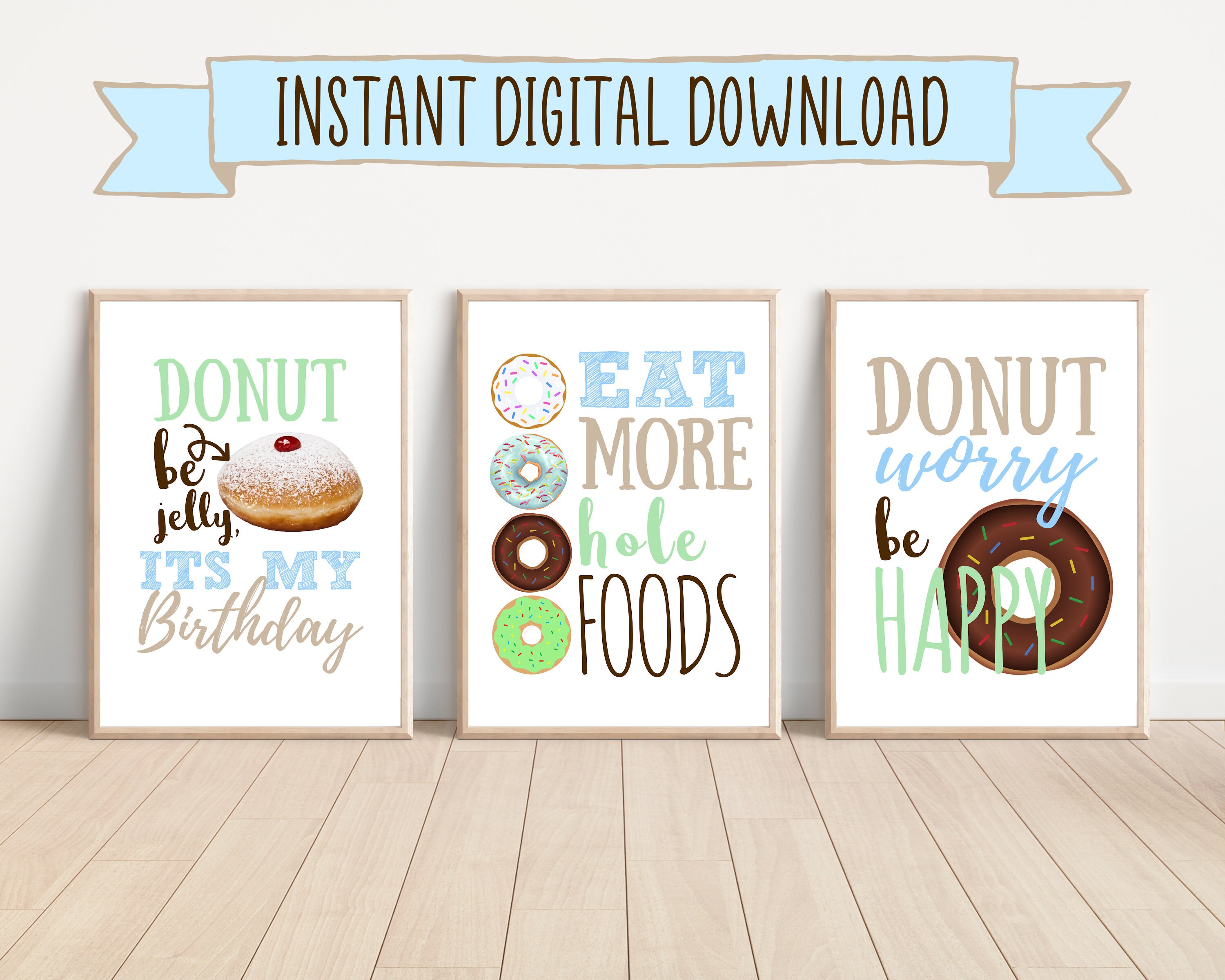 Donut Grow up Editable and Printable Party Bundle | Donut Theme Party ...