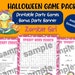 Halloween Printable Games, Zombie Girl, Printable Party Banner ...
