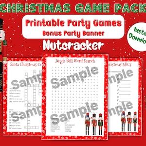 Nutcracker Printable Games, Holiday Printable Games, Activity Pages ...