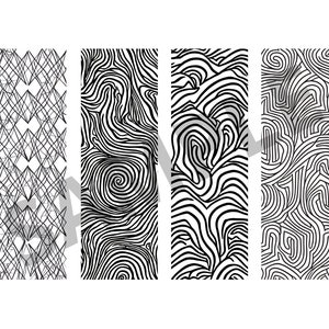 Printable Coloring Bookmarks, Printable Bookmark, Abstract Coloring ...