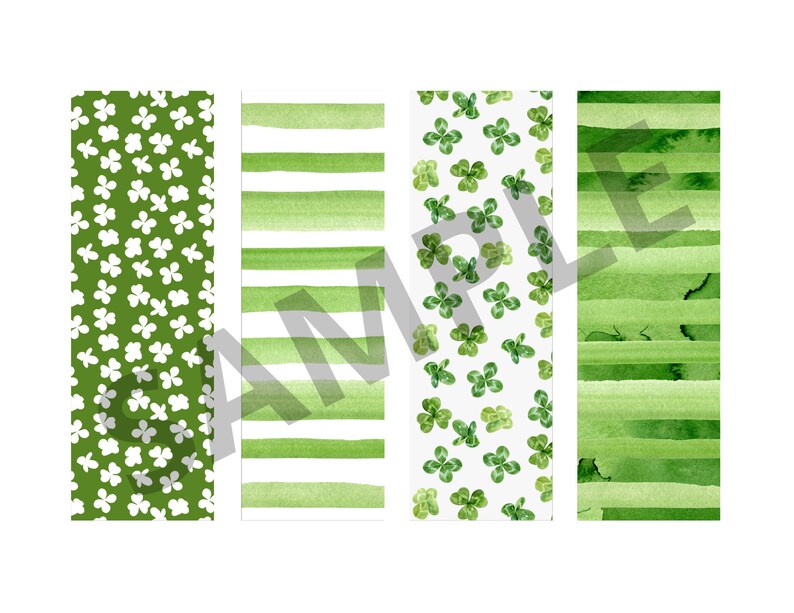 St Patricks Day Bookmarks Printable Bookmark Saint Patricks - Etsy