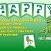Printable Alphabet Banner Letters and Numbers, Dinosaur Banner ...