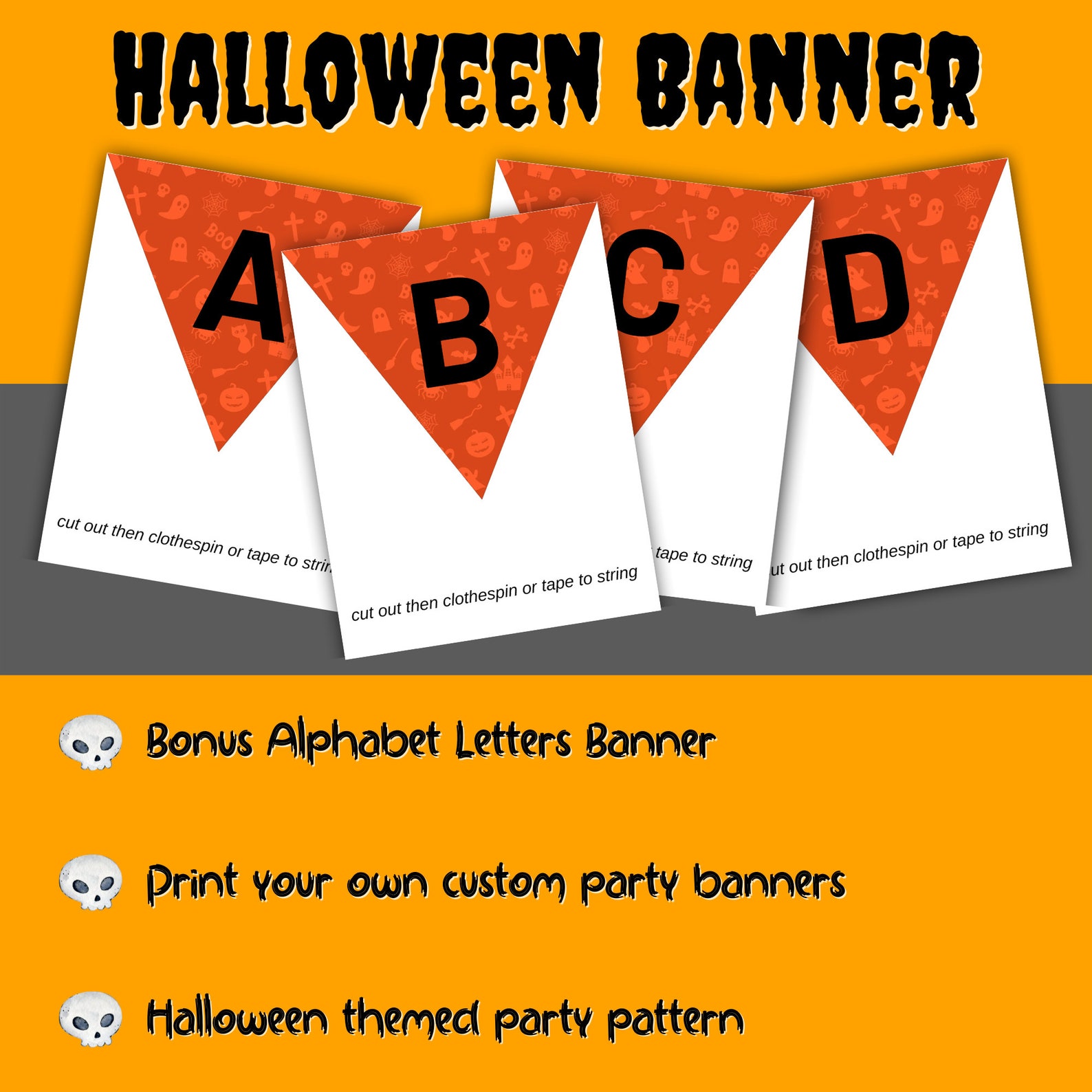 Halloween Party Planner, Printable Party Planner, Halloween Schedule ...