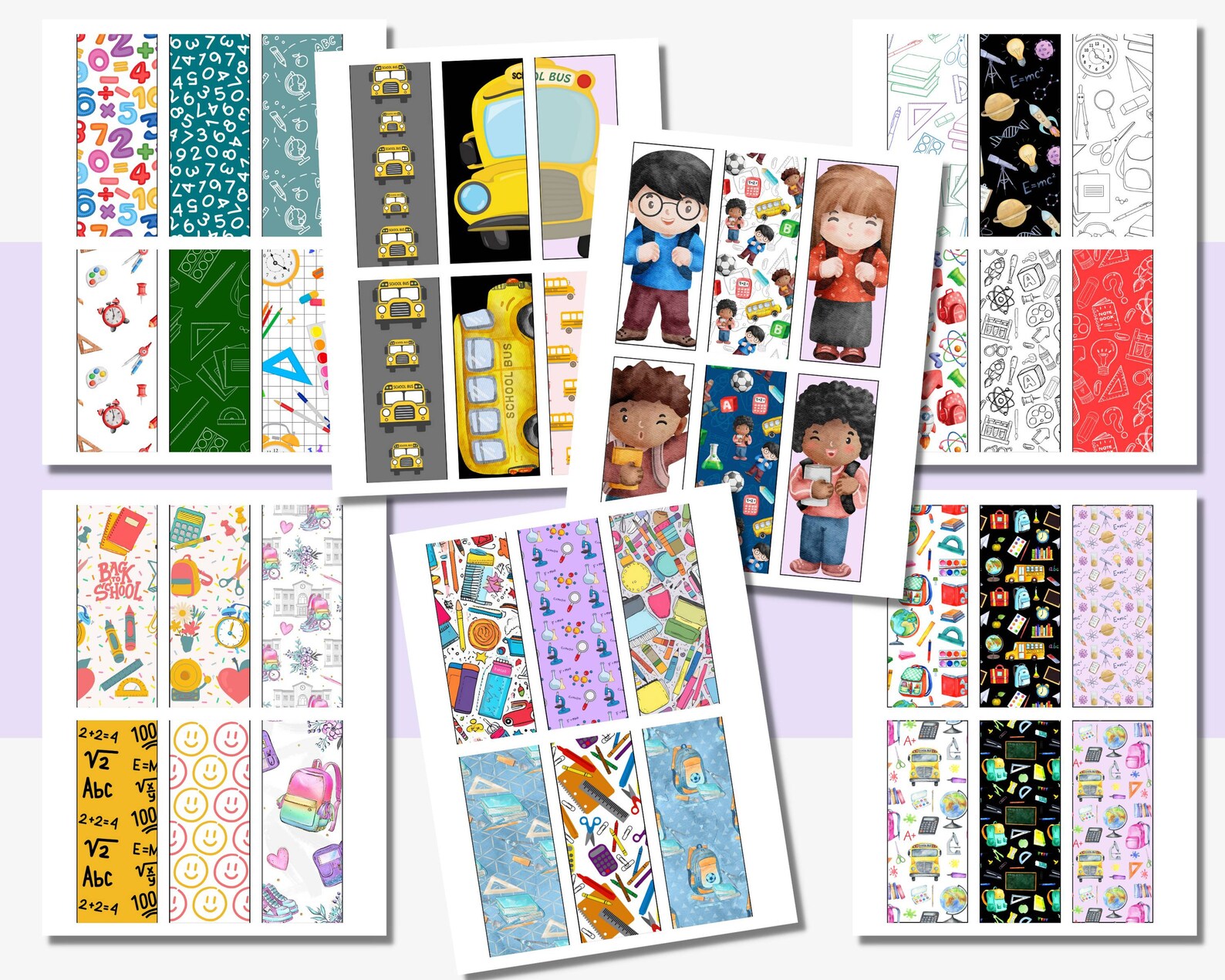 Back to School Bookmark Printable, Back to School Printable Gift ...