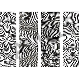 Printable Coloring Bookmarks, Printable Bookmark, Abstract Coloring ...