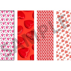 Valentines Printable Bookmark, Bookmark Printable Valentine, Party ...