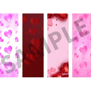 Valentines Printable Bookmark, Bookmark Printable Valentine, Party ...