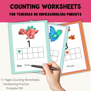 Math Poster, Classroom Decor, Counting Numbers, 0-10 Maths Worksheet ...