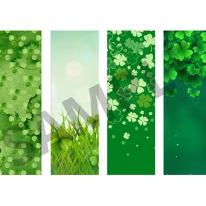 St Patricks Day Bookmarks, Printable Bookmark, Saint Patricks Day ...