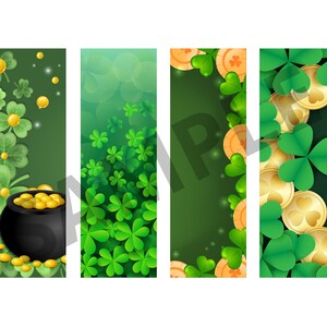 St Patricks Day Bookmarks, Printable Bookmark, Saint Patricks Day ...