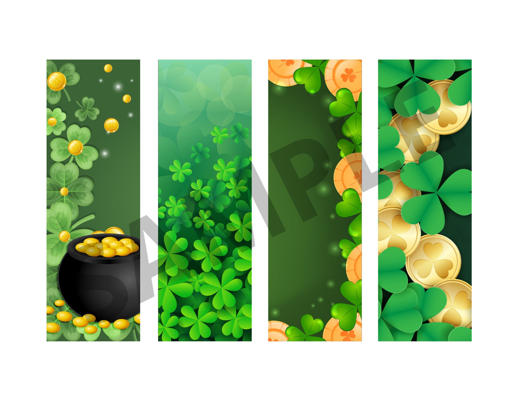 St Patricks Day Bookmarks, Printable Bookmark, Saint Patricks Day ...