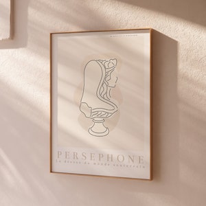 Goddess Persephone | Printable Wall Art | Greek Mythology Print | Light ...