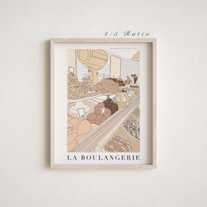 French Bakery Art Print | Printable Wall Art | Digital Download ...