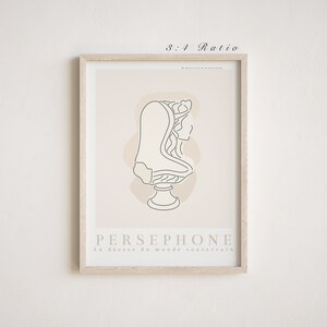 Goddess Persephone | Printable Wall Art | Greek Mythology Print | Light ...