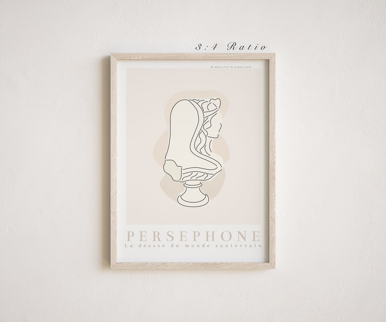 Goddess Persephone | Printable Wall Art | Greek Mythology Print | Light ...