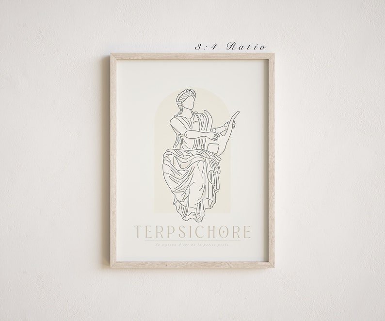 Terpsichore Muse Art Print | Printable Wall Art | Digital Download ...