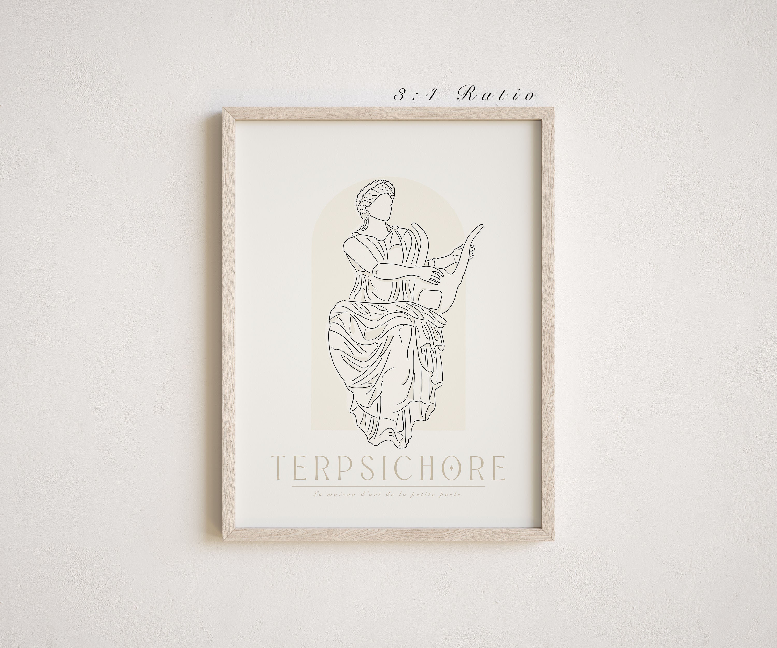 Terpsichore Muse Art Print | Printable Wall Art | Digital Download ...