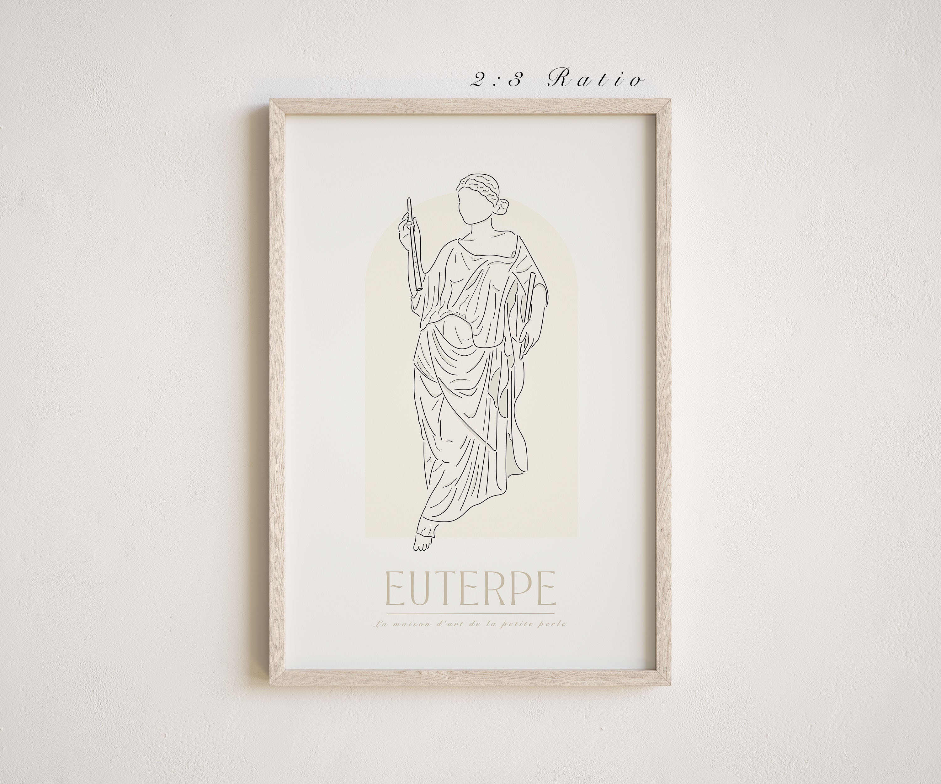 Euterpe Muse Art Print | Printable Wall Art | Digital Download | the ...